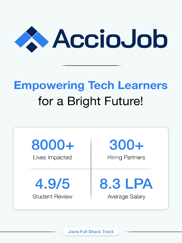 Java Full Stack Brochure | PDF