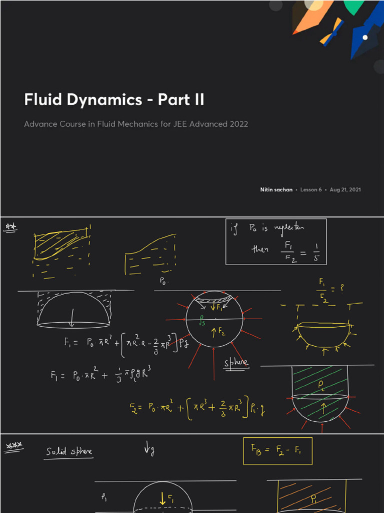 Fluid Dynamics Part II With Anno | PDF