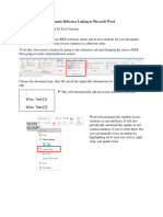 IEEE Referencing in Word 2007/2010 Guide | PDF | Microsoft Word | Citation