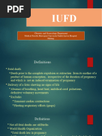 IUFD | PDF | Childbirth | Fetus