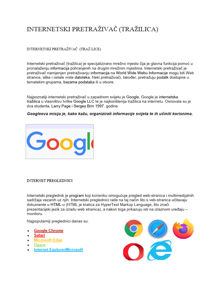 Internet Preglednici | PDF