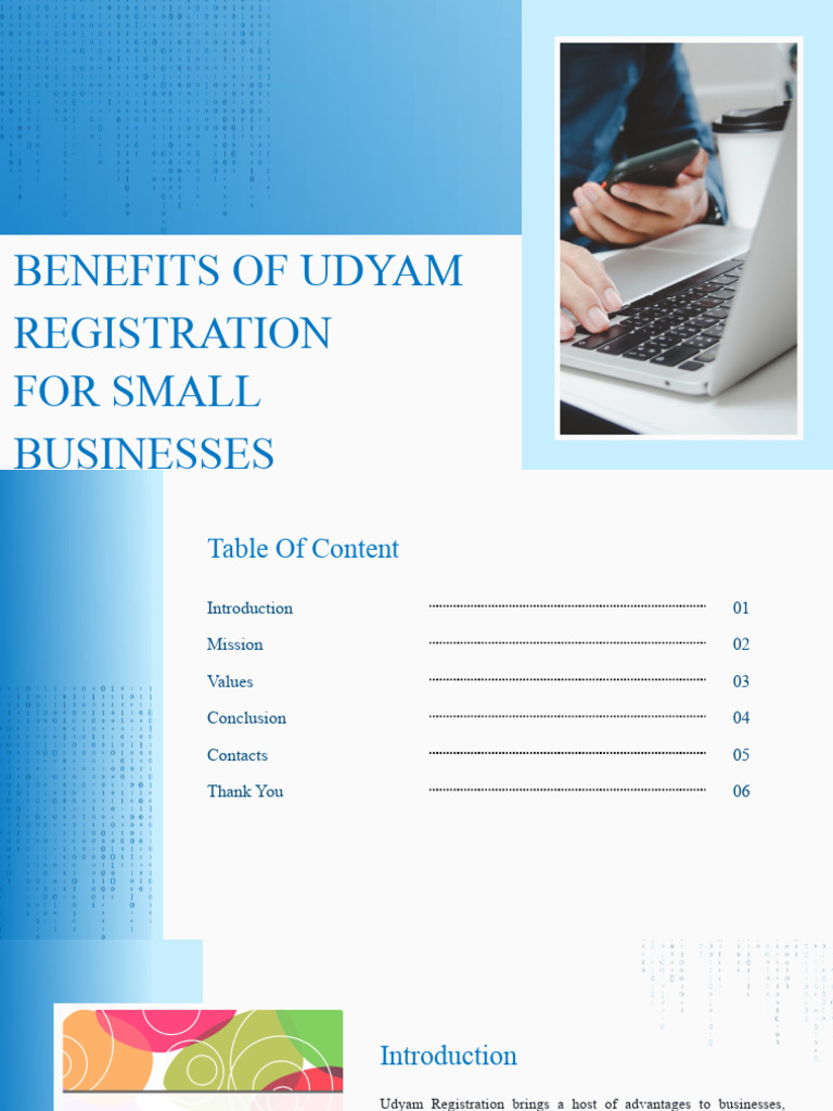 Udyam Registration Benefits for MSMEs | PDF | Small And Medium Sized ...