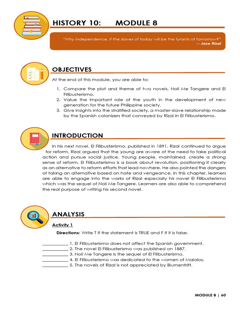 Hist 10 Module 8 | PDF | Philippines