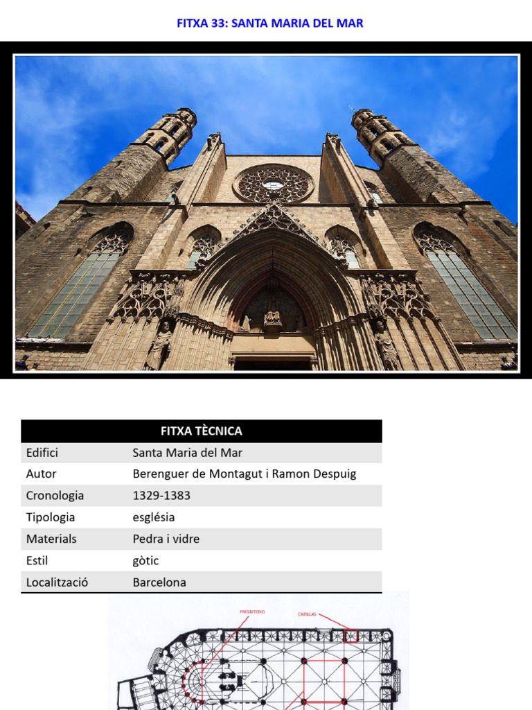 F. 33 Santa Maria Del Mar | PDF