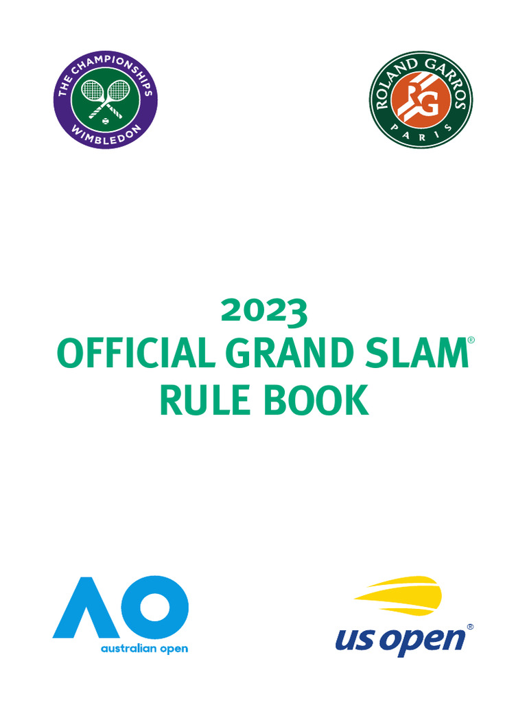 Grand Slam Rulebook 2023 F | PDF | Referee | Sports