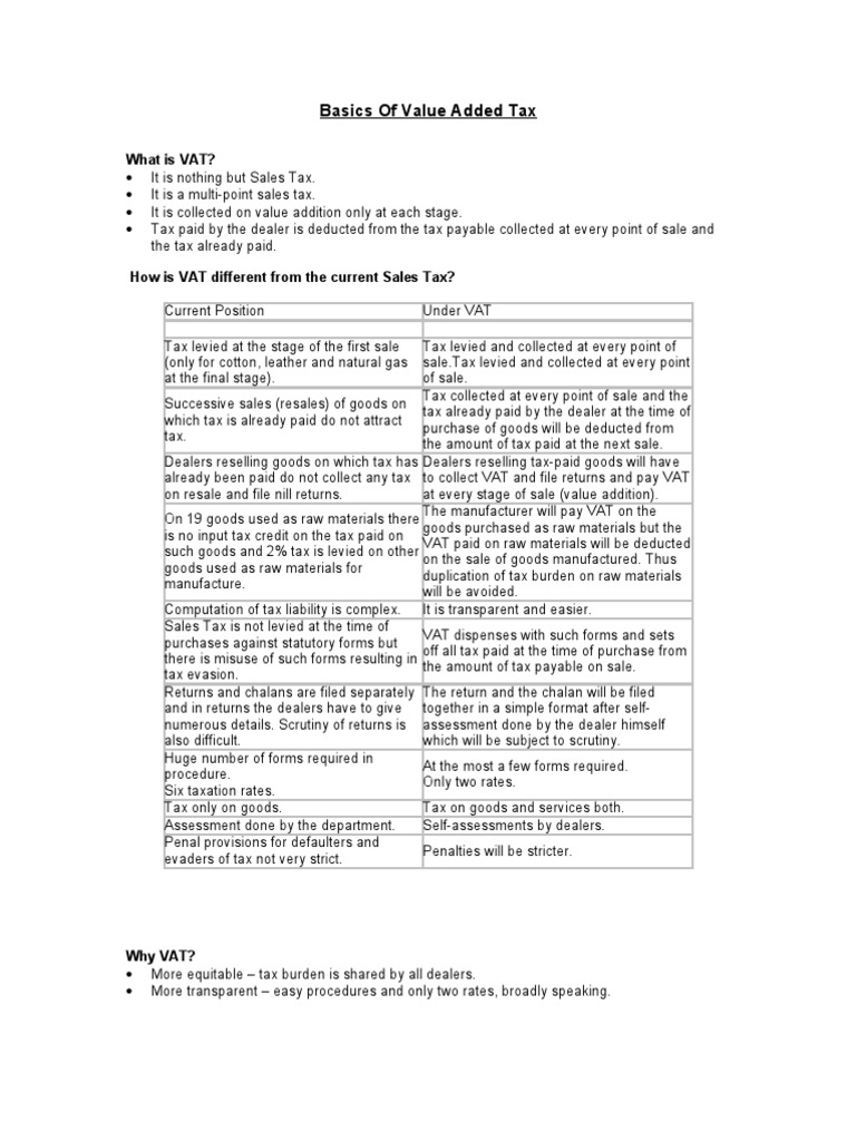 Understanding VAT in India | PDF | Finance & Money Management | Law