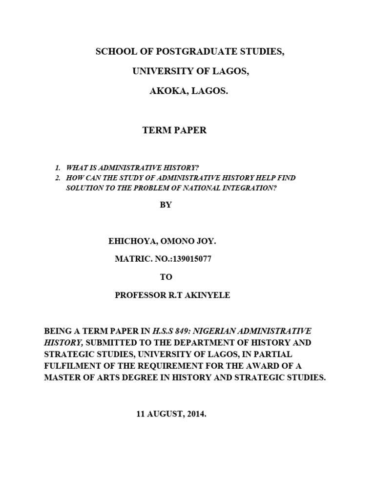 Introduction (Omono's) Complete | PDF | Federalism | Nigeria