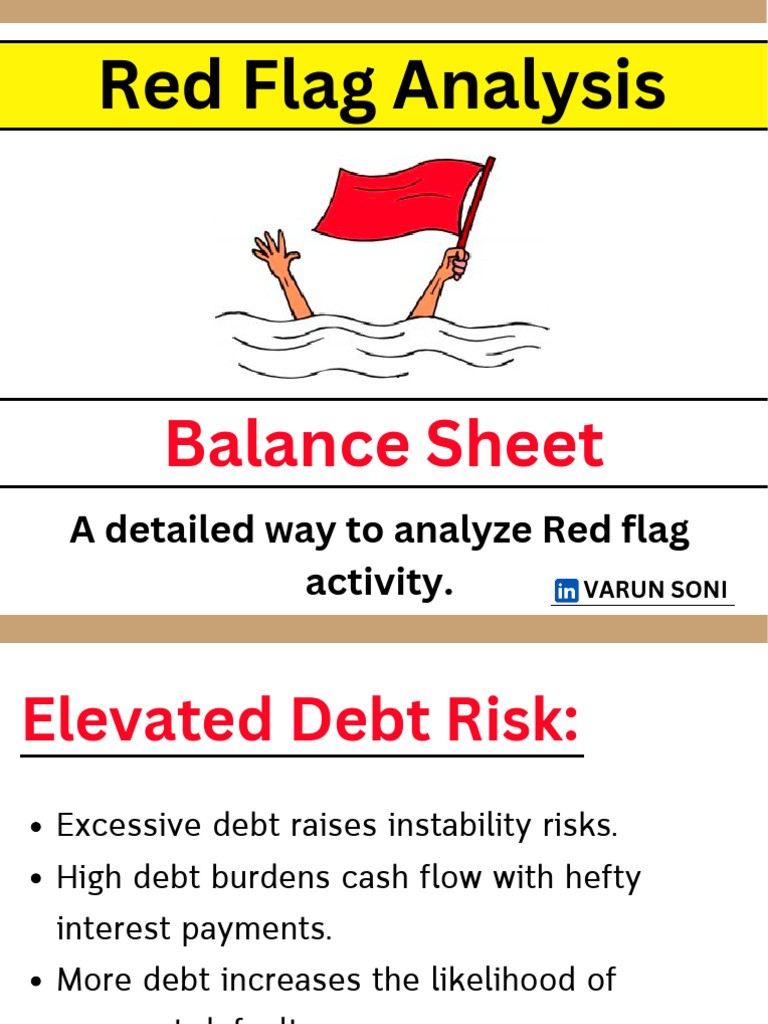 Red Flags in Financial Analysis | PDF | Debt | Investing