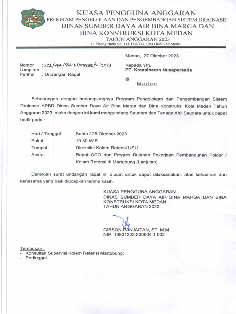 Kolam Retensi Martubung | PDF