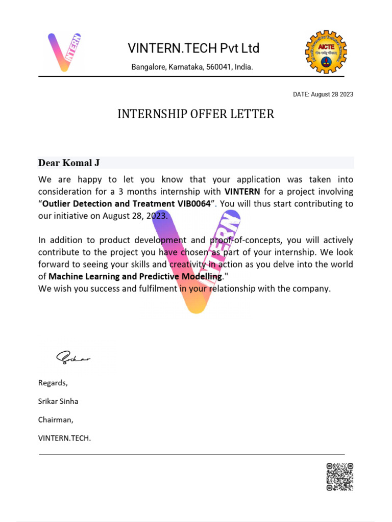 Offer Letter | PDF