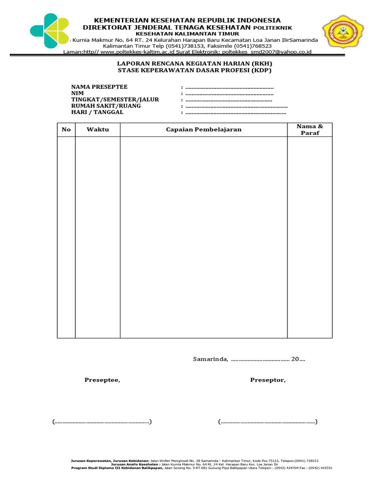 Log Book Stase KDP A7 2022 | PDF