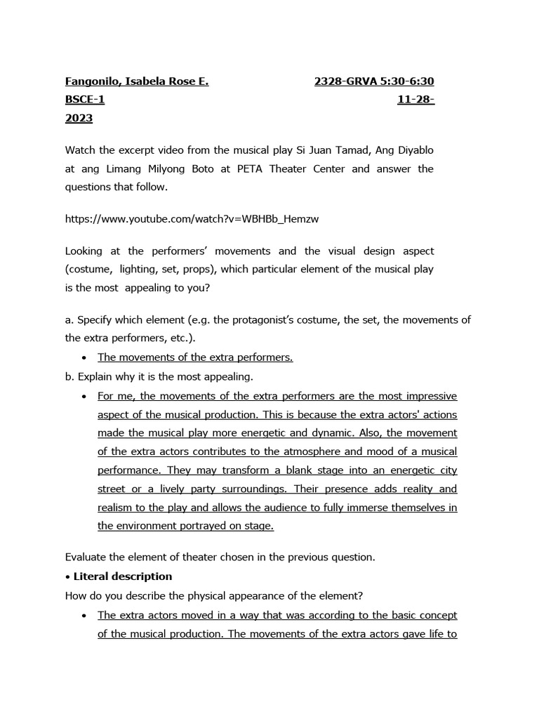 Grva Activity - Xps | PDF | Aesthetics | Emotions