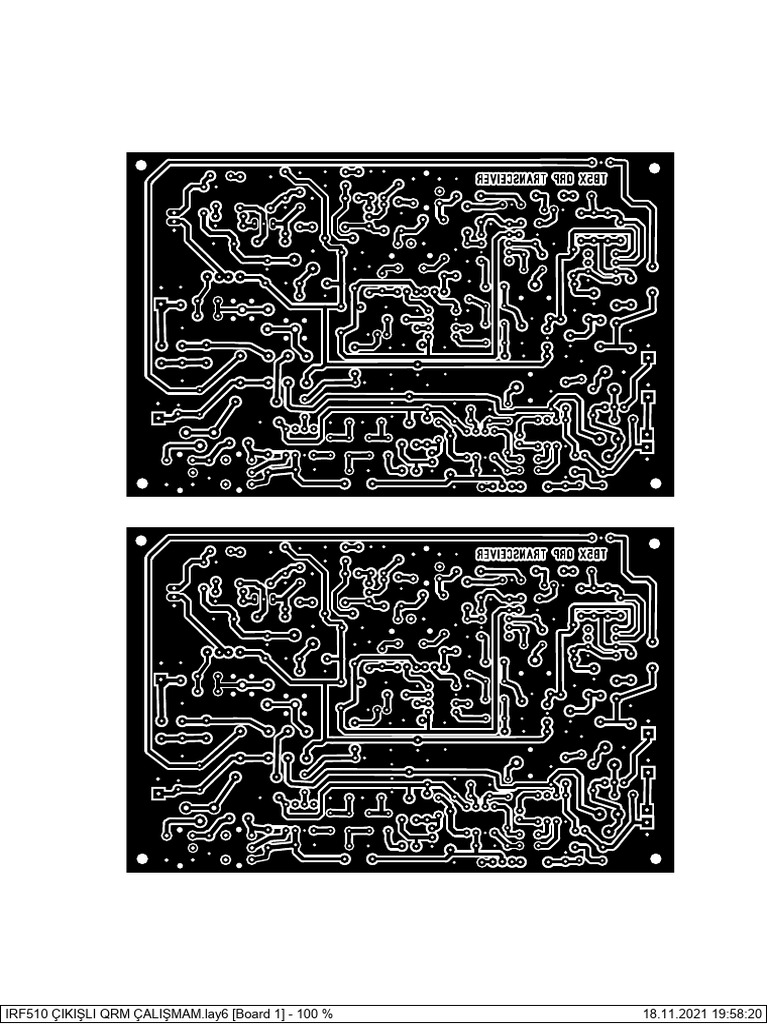 Tb5x Qrp Arka Yuz Pcb | PDF