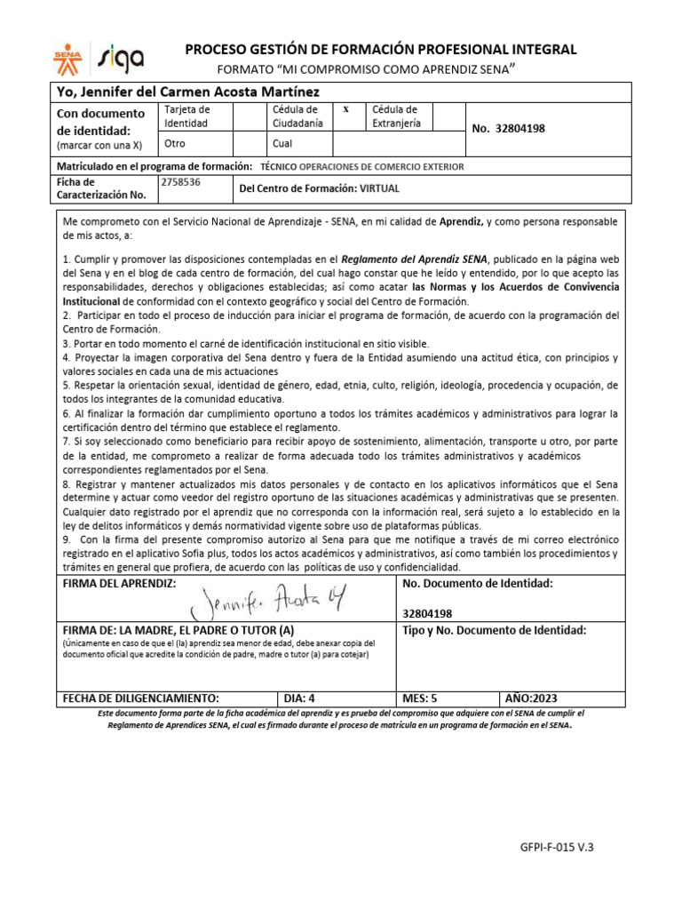 Documentos Formacion Sena | PDF