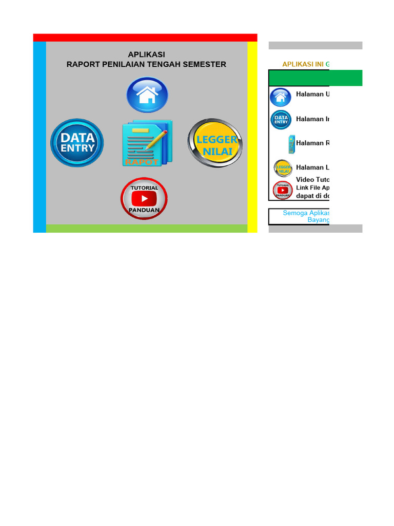 Aplikasi Raport Bayangan PTS SD | PDF