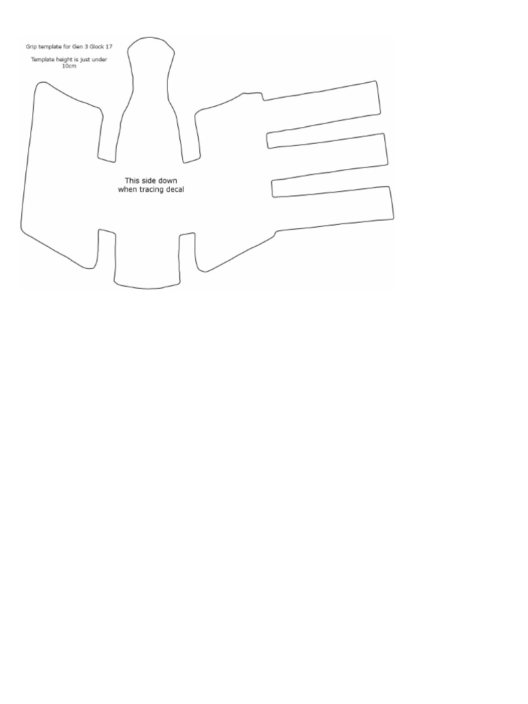 Glock17 Grip Template | PDF