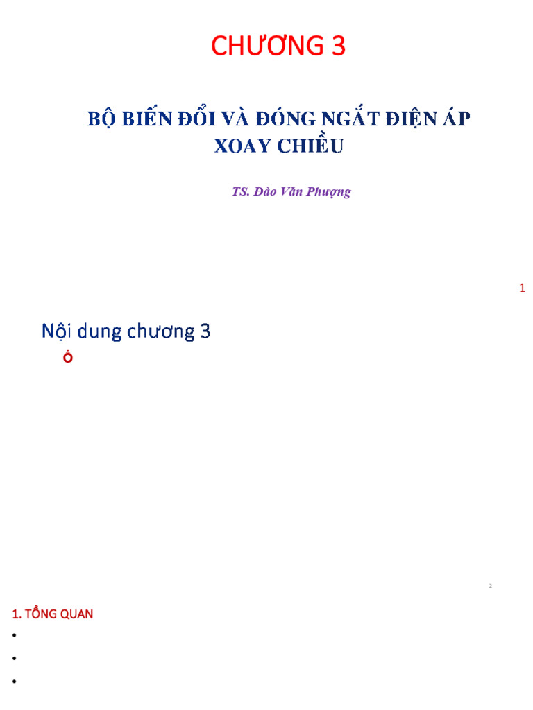 Chuong 3 Bo Bien Doi Dien Ap Xoay Chieu | PDF
