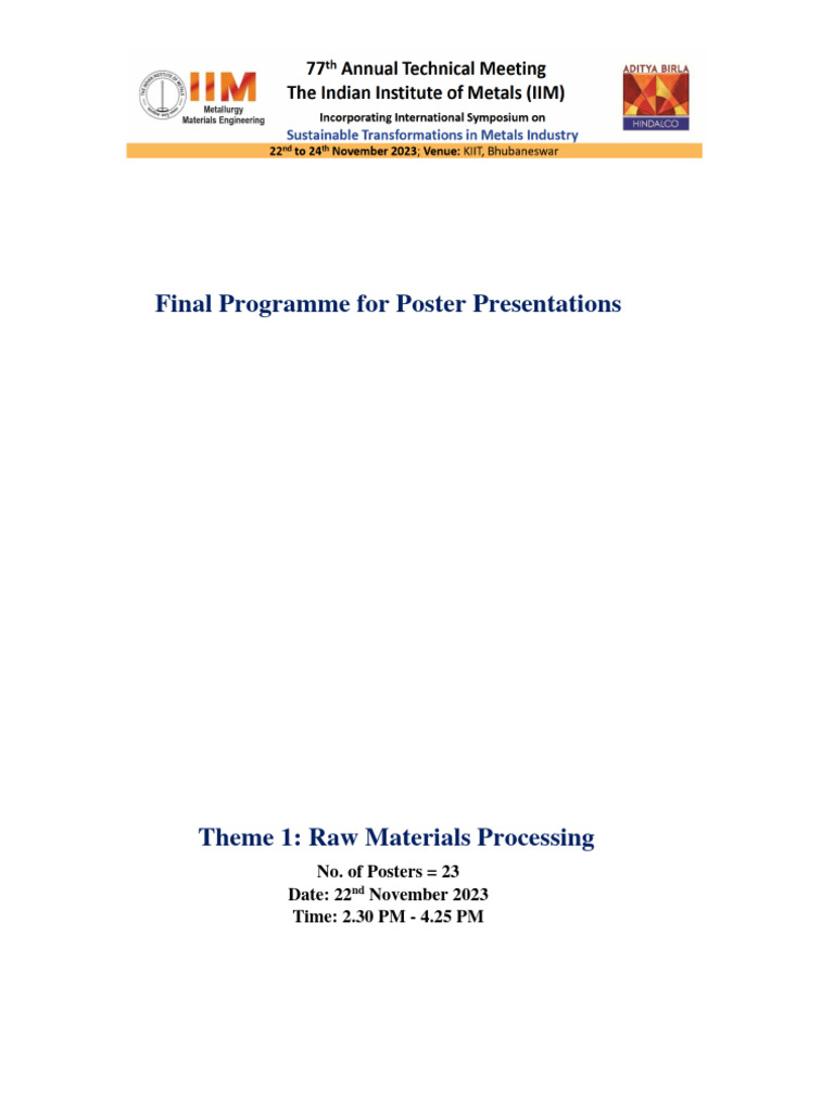 Raw Materials & Ferrous Metallurgy Posters | PDF | Steel | Coke (Fuel)