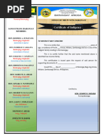 Barangay Tanods Id | PDF