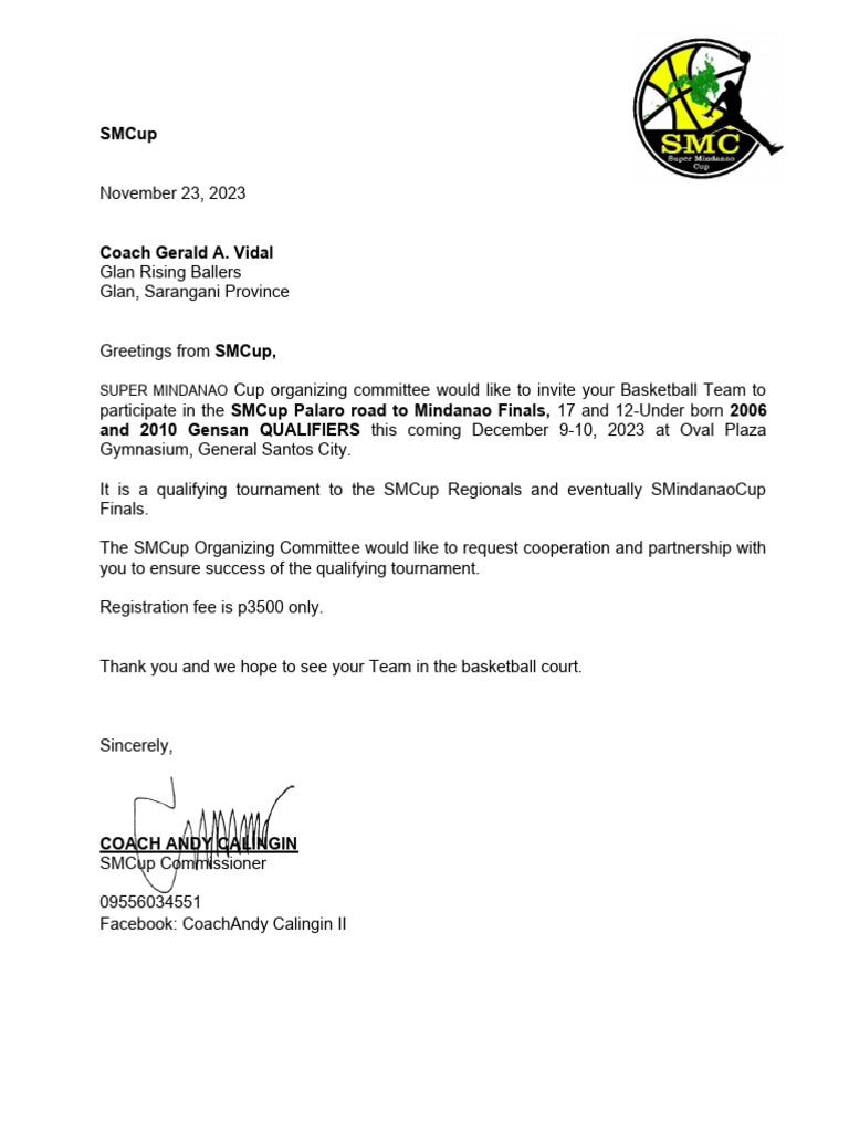 Smcup Palaro Letter Teams | PDF | Sports & Recreation