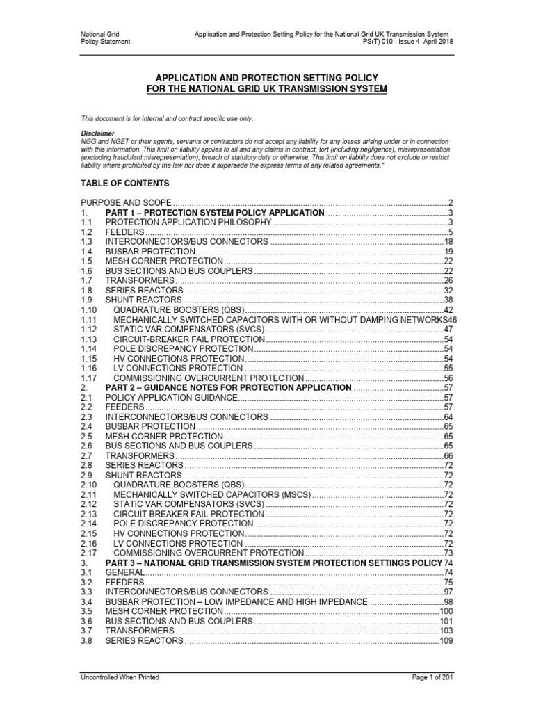 PS (T) 010 | PDF | Electric Power Transmission | Electrical Substation