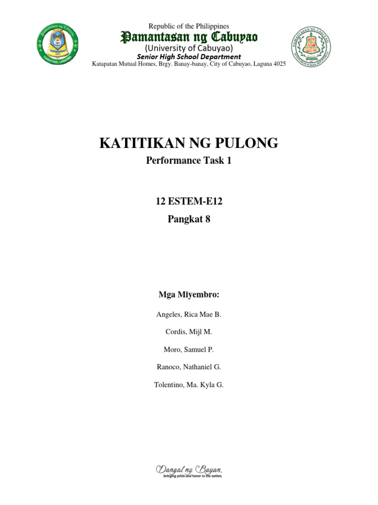 GROUP 8_KATITIKAN NG PULONG | PDF