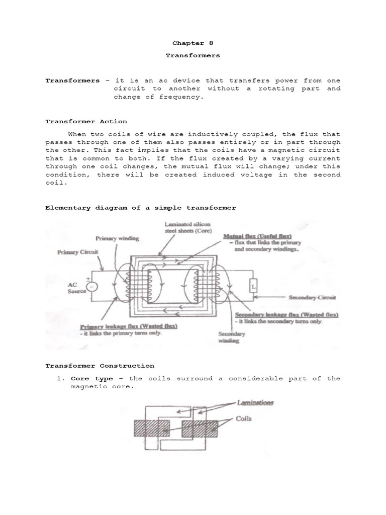 AC-Transformer-Lecture | PDF | Transformer | Inductor