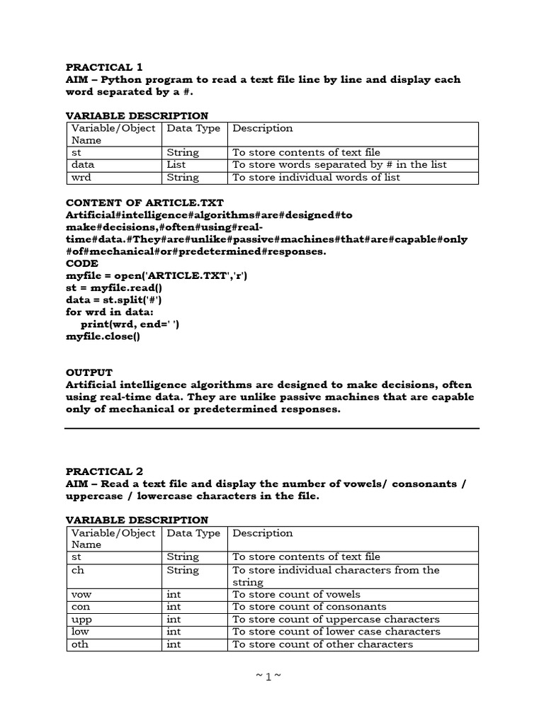 Cs Practicals Xii 2022 23 Pdf Parameter Computer Programming String Computer Science