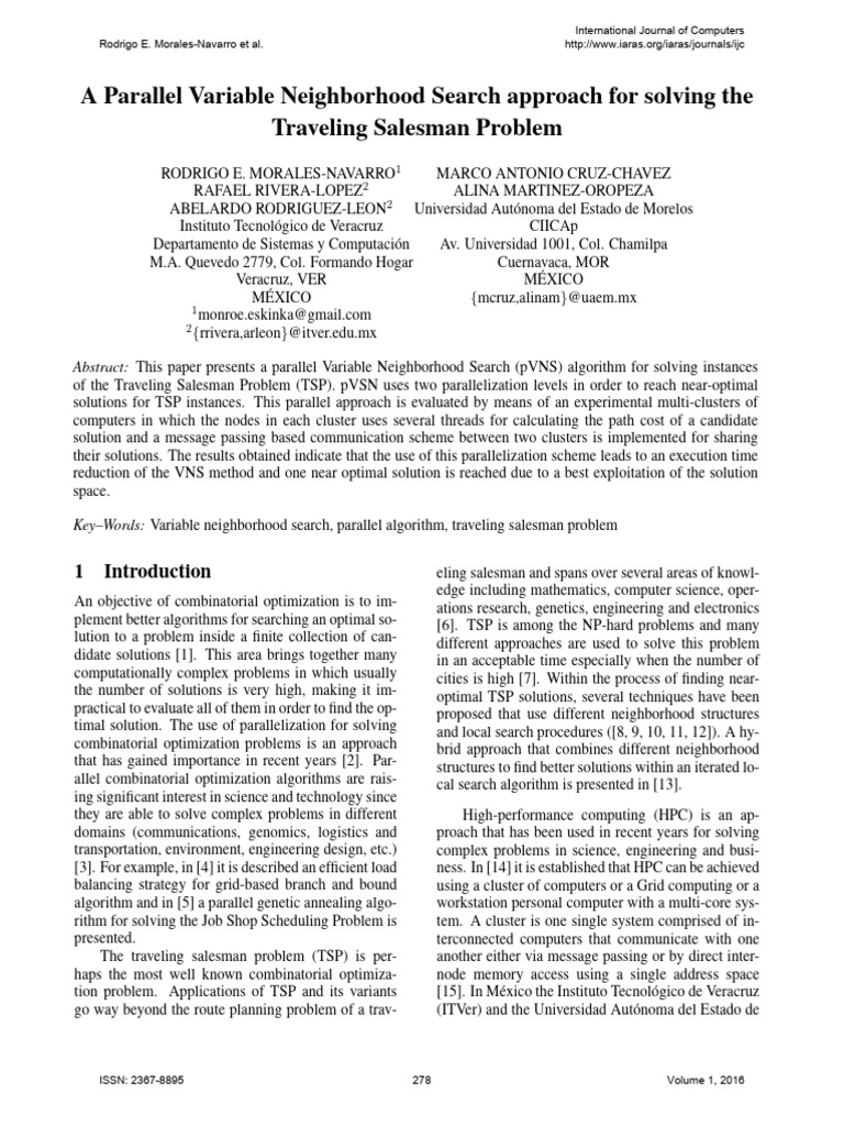 Variable Neighborhood Search | PDF | Computer Cluster | Multi Core ... Variable Neighborhood Search | PDF | Computer Cluster | Multi Core ...