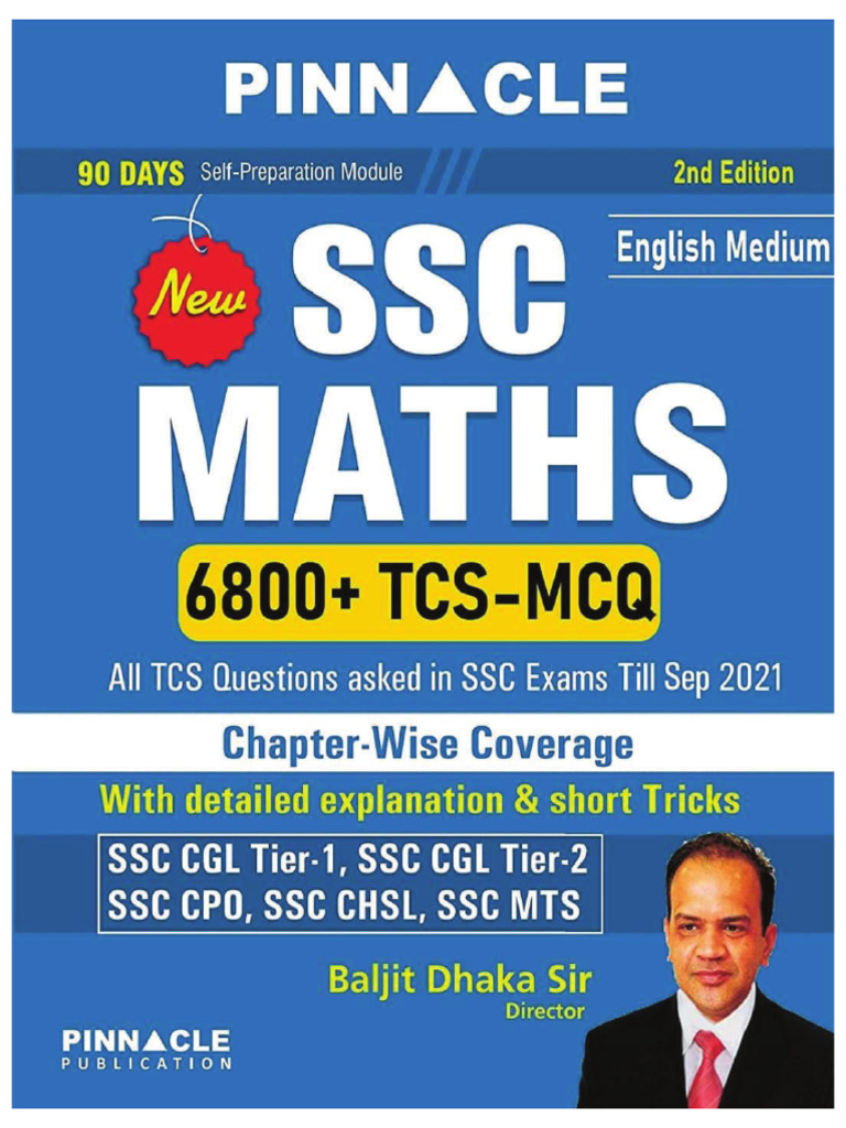 Demo 30 NEW PINNACLE SSC MATHEMATICS 6800+ MCQ TCS QUESTION | PDF