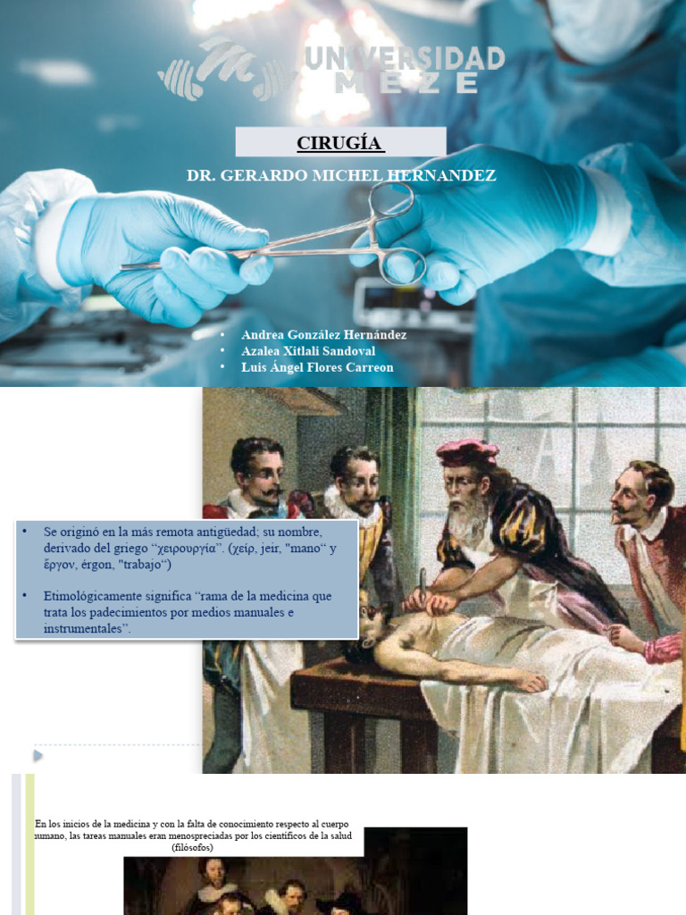 cirugia | PDF | Cirugía | Ciencias de la Salud