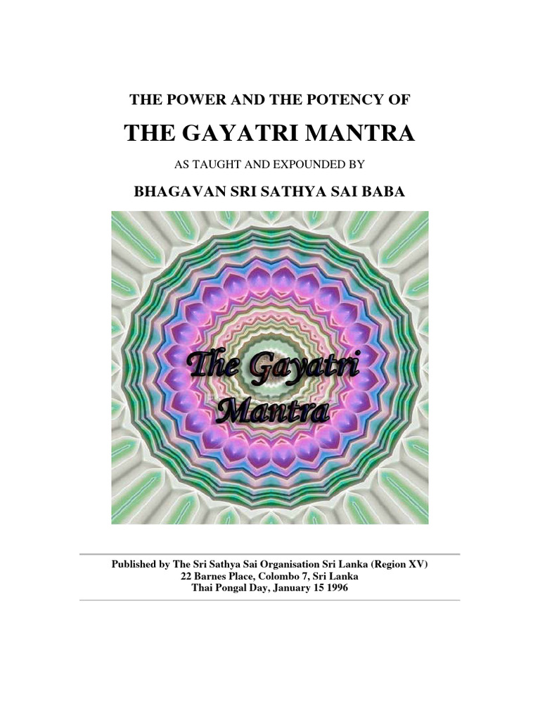 Gayatri | PDF | Mantra | Religious Belief And Doctrine