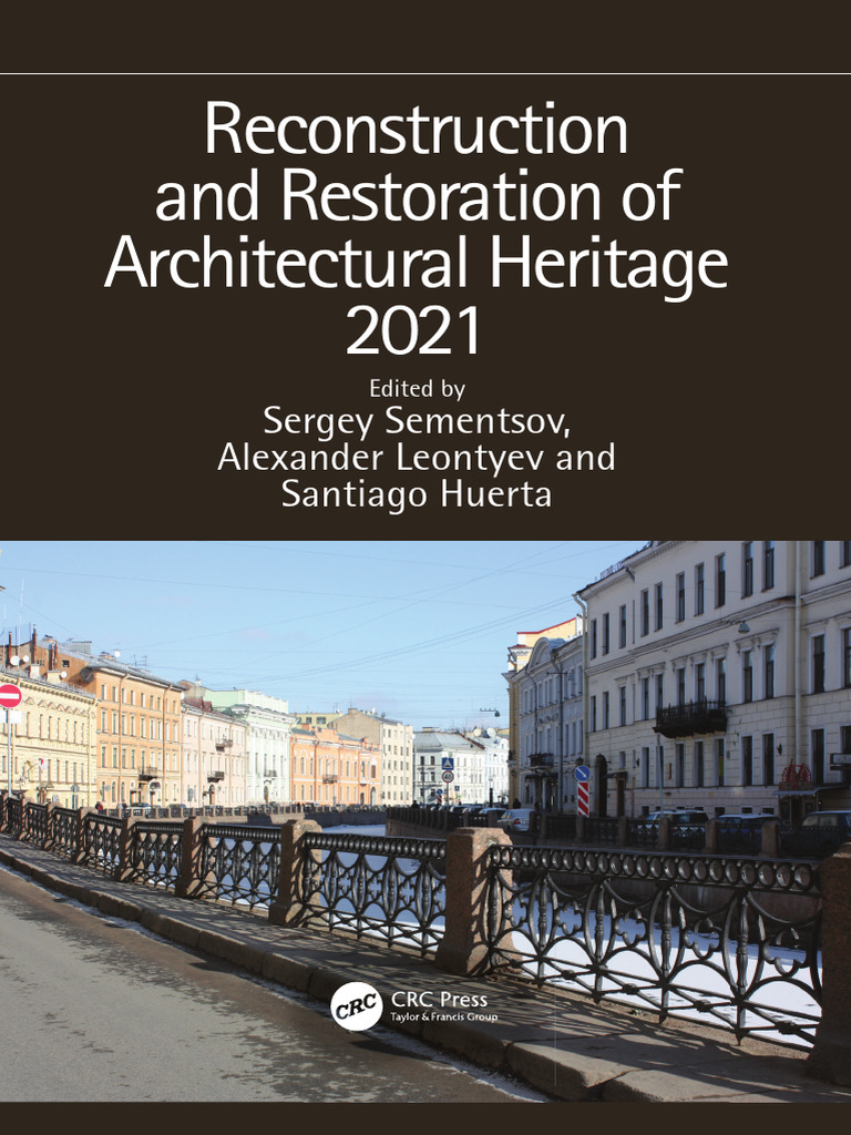 Reconstruction and Restoration of Architectural Heritage | PDF | Concrete | Structural Analysis