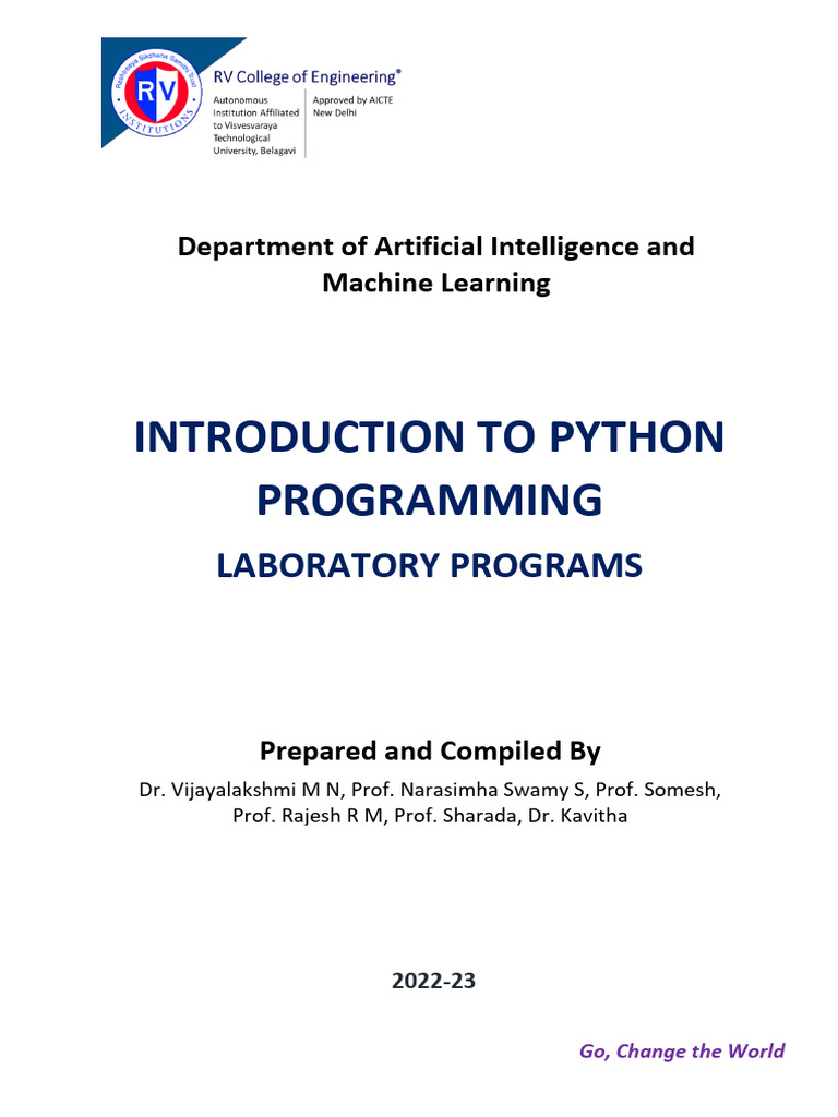 Python Lab Programs | PDF Python Lab Programs | PDF