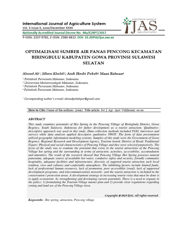 JURNAL PENCONG IJAS Fix | PDF