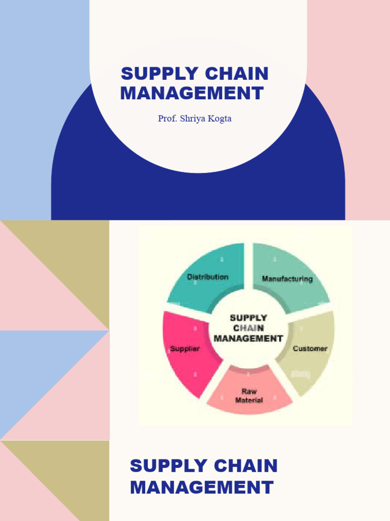 Supply Chain Management Unit 1 and 2 | PDF | Supply Chain Management | Supply Chain