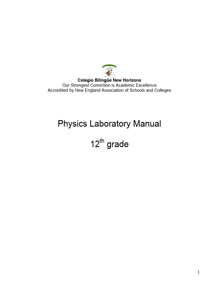 Complete Physics Lab Manual 12th 12-13-3 | PDF | Significant Figures ...