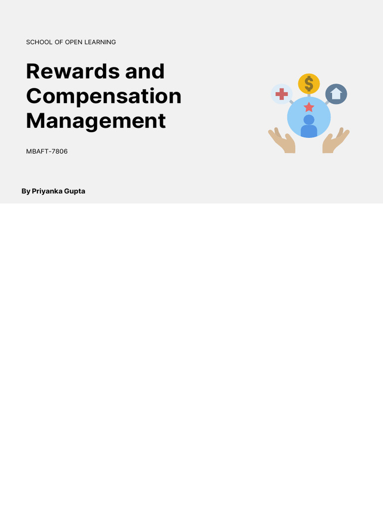 Rewards and Compensation Management PPT 1 | PDF | Cost Of Living ...