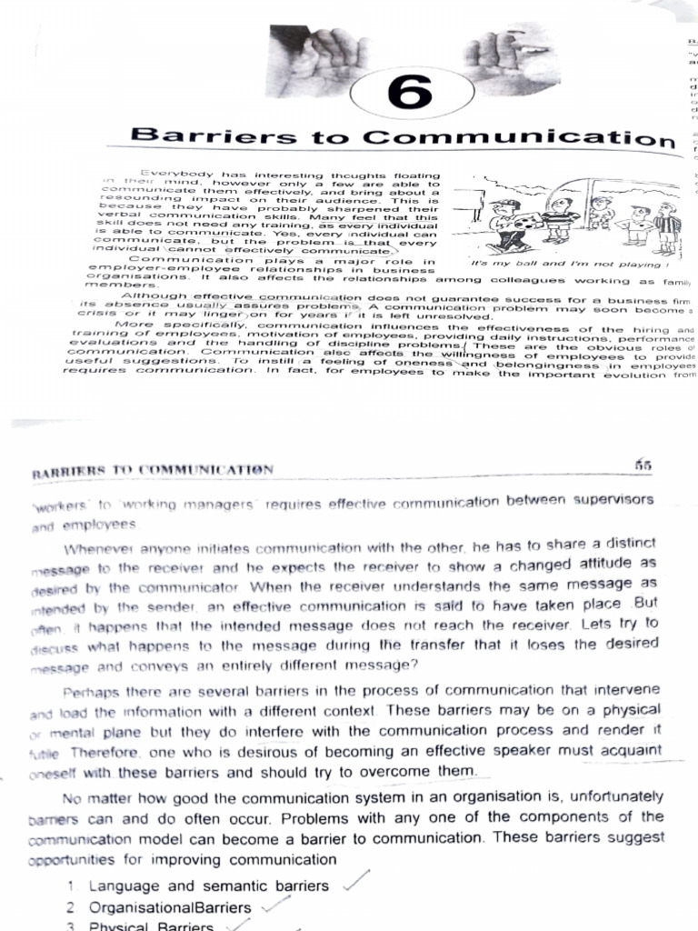 Overcoming Psychological Barriers in Communication | PDF