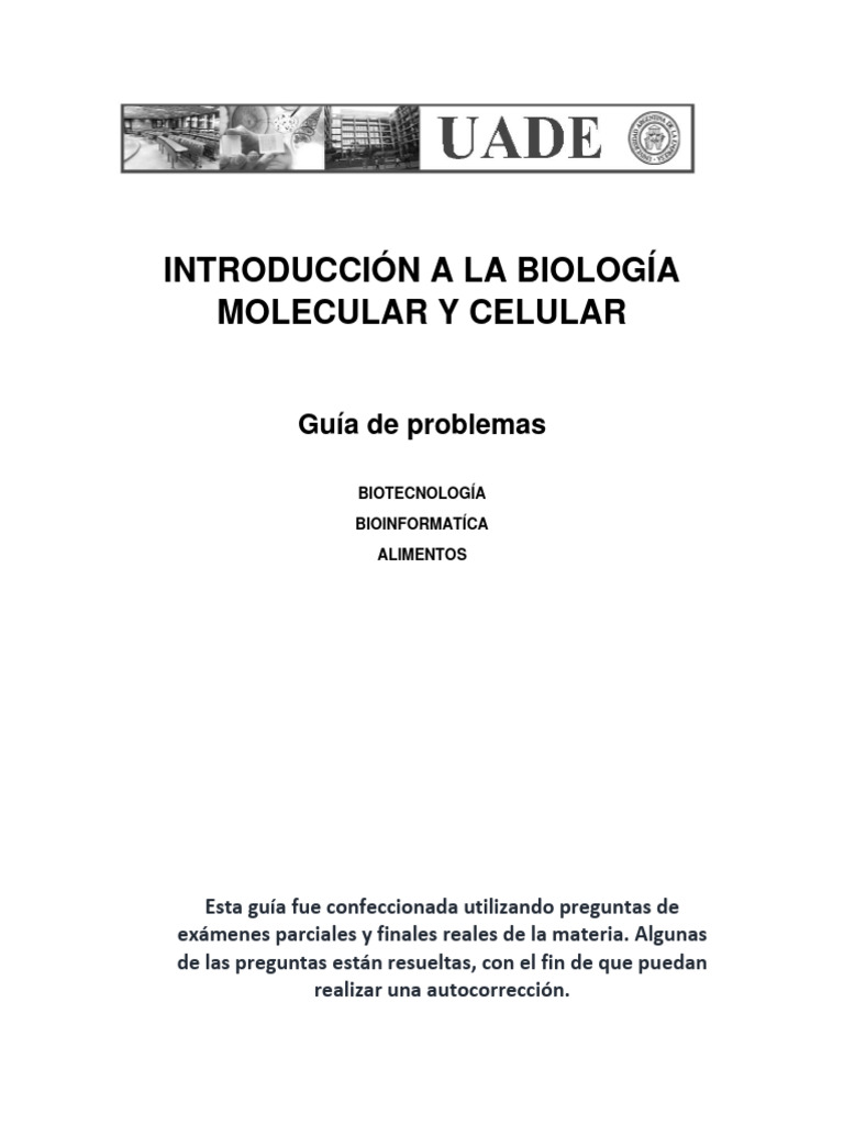 Guía de Problemas Ibmc | PDF | Rna | Adn