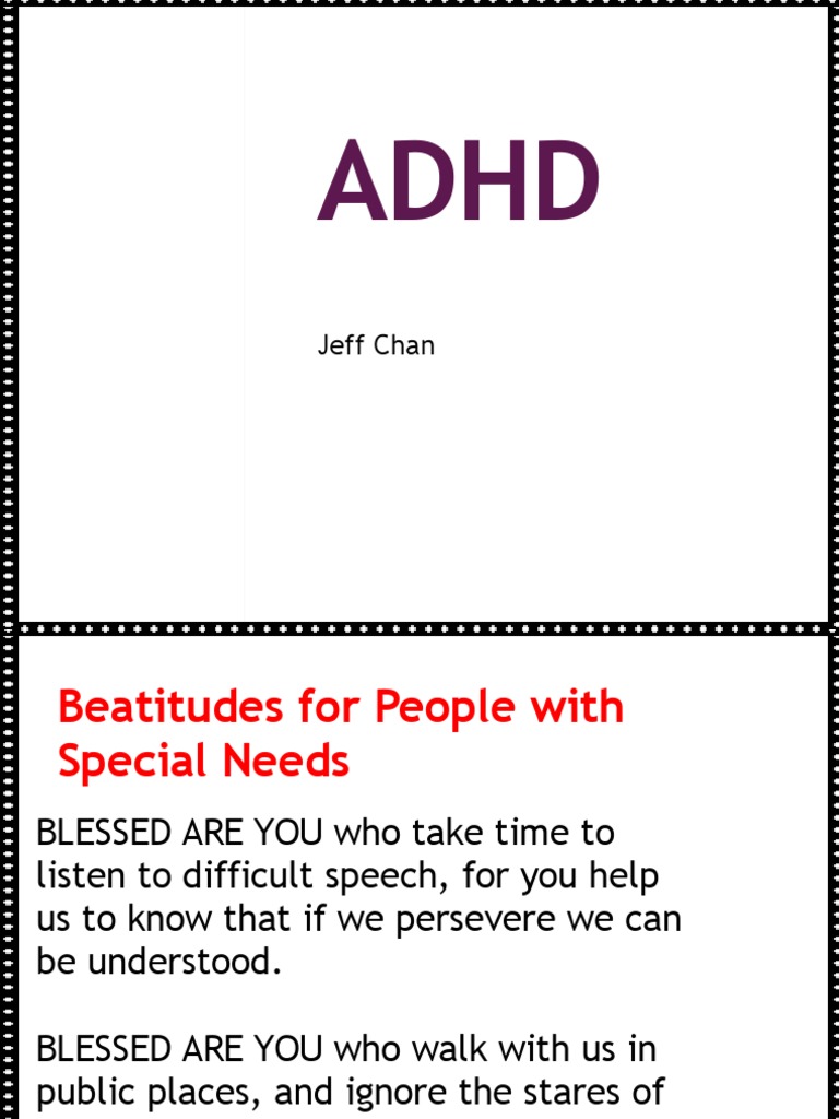 A Comprehensive Guide to Understanding and Managing ADHD | PDF ...