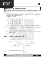 Matrices Formula Sheet Class12 2025-26 | PDF