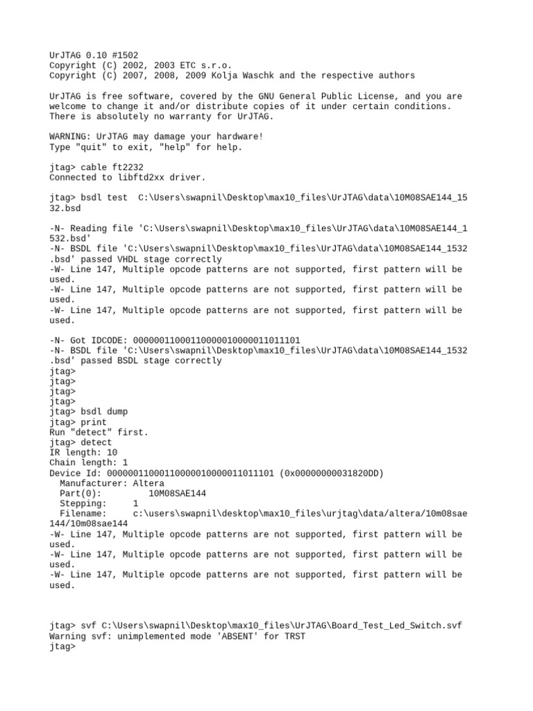 BSDL Sequence | PDF | Computers