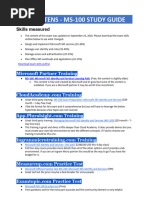 MB-330 Study Guide | PDF | Software | Computing