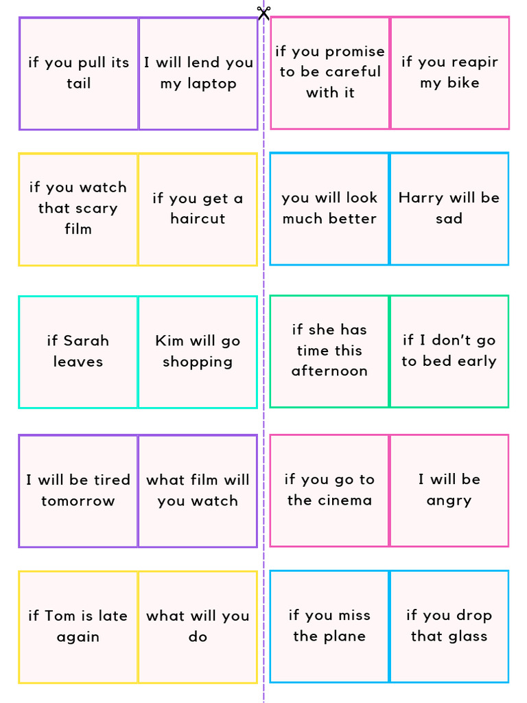 DOMINO - First Conditional | PDF