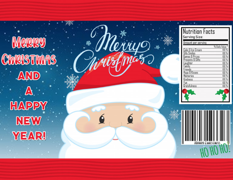 CHRISTMAS CHIP BAG SANTA | PDF