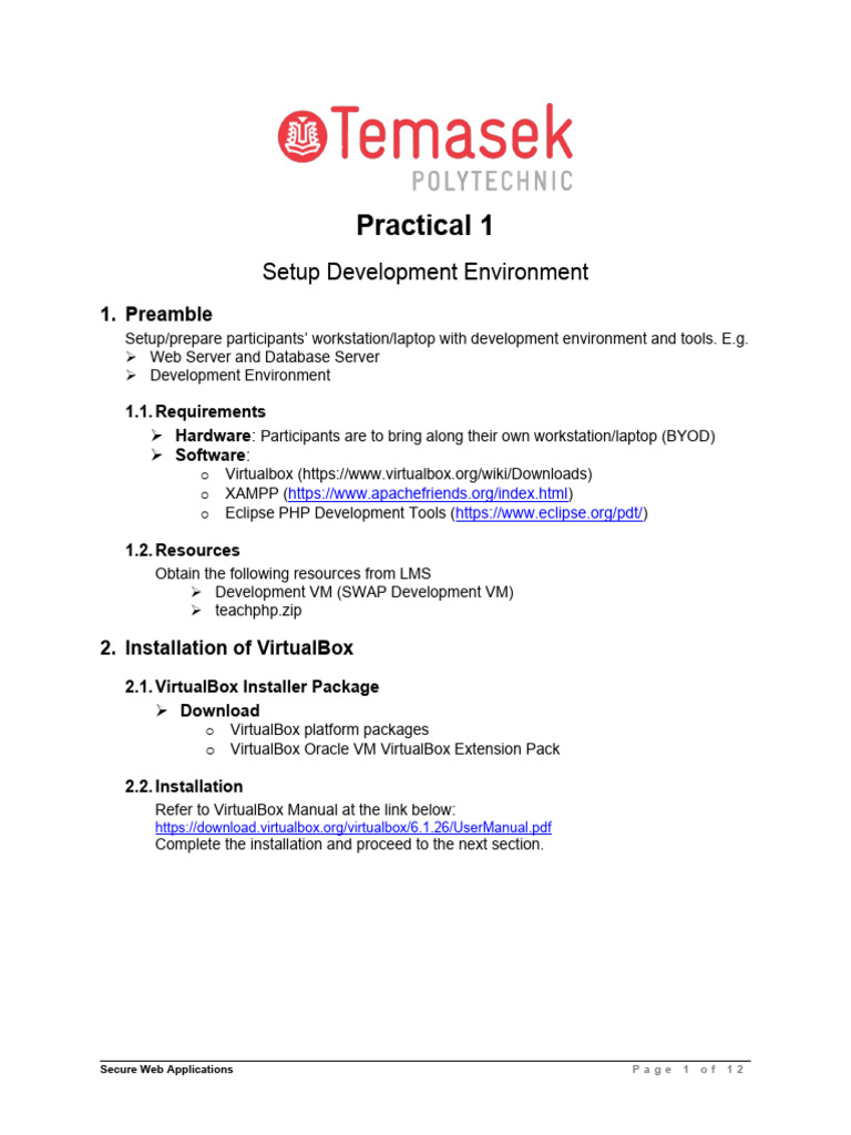 Lab1. Setup Development VM | PDF | World Wide Web | Internet & Web