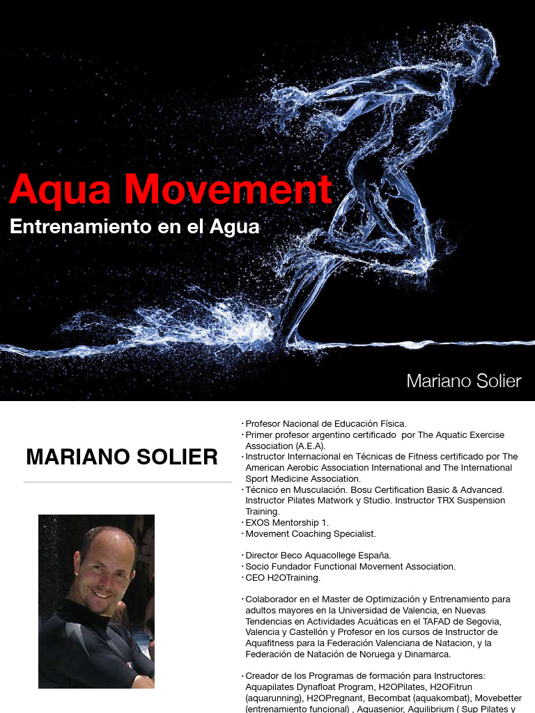 Aqua Movement PDF Compressed | PDF | Fuerza | Arrastrar (Física)