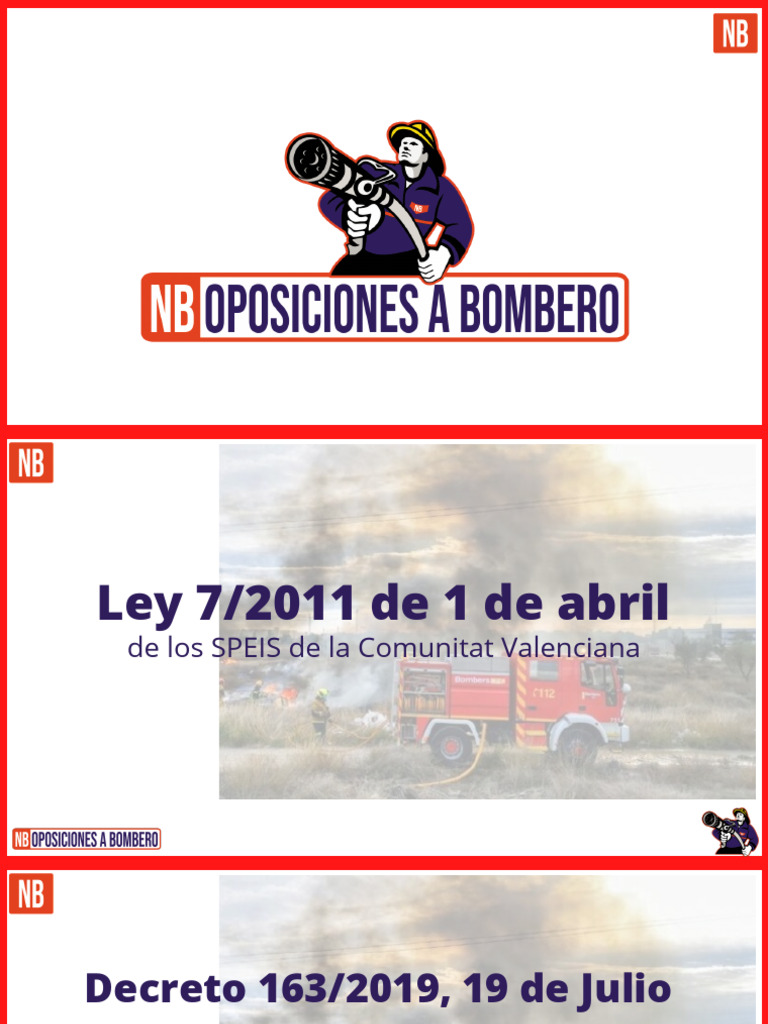 Ley 7 - 2011 de 1 de Abril | PDF | Bombero | Defensa Civil