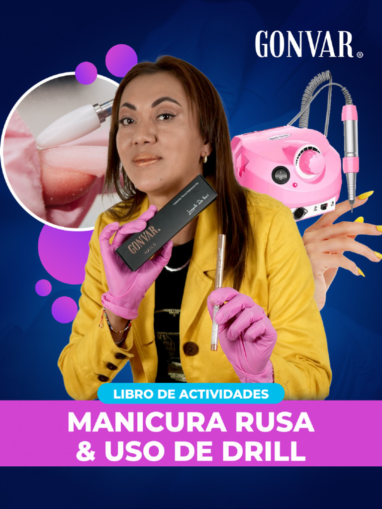 Libro de Actividades-Manicura Rusa y Uso de Drill (2) | PDF | Clavo (anatomía)